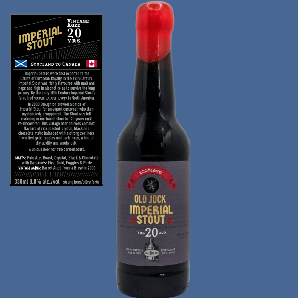 Old Jock Imperial Stout 2 * 33cl Bottles (20 Year Old Export Edition)